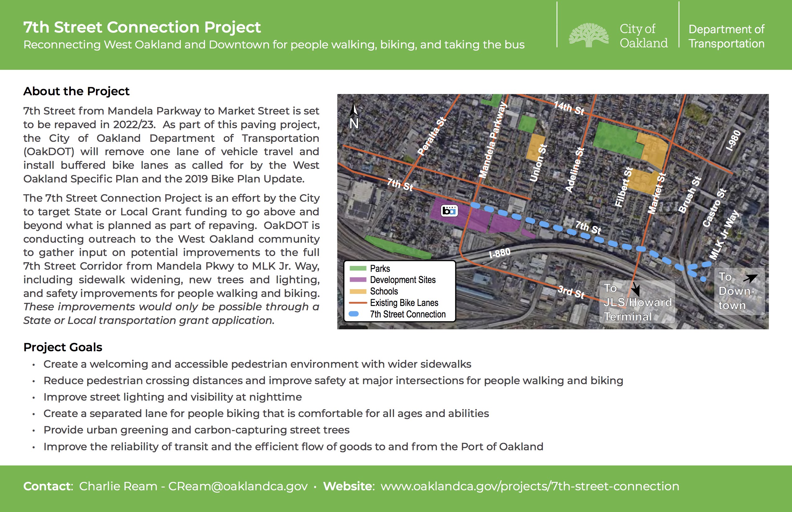 7th Street Connection Project – Oakland BPAC Blog