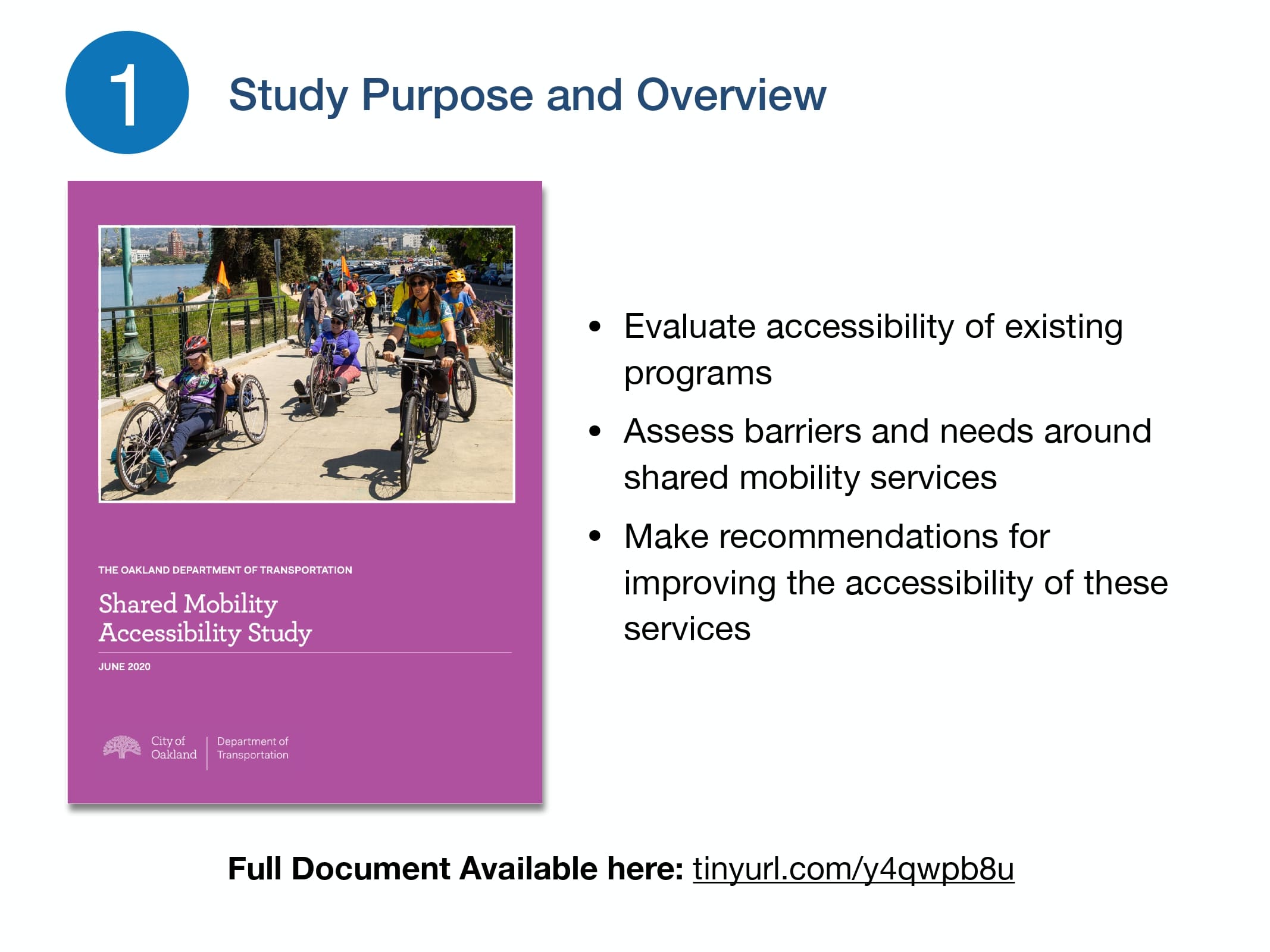 Shared Mobility Accessibility Study – Oakland BPAC Blog