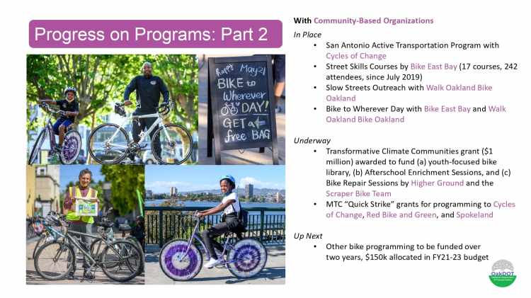 Oakland Bike Plan Update – Oakland BPAC Blog