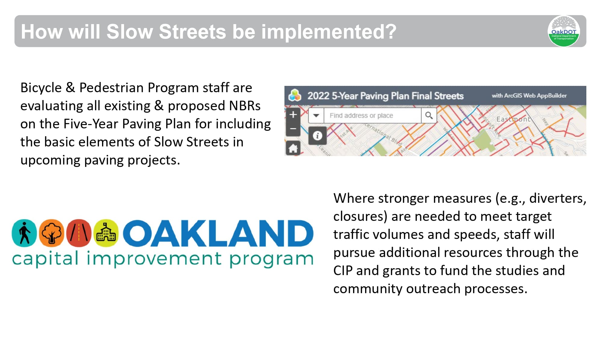 Slow Streets Update – Oakland BPAC Blog