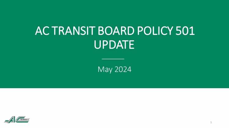 AC Transit Board Policy 501 Update – Oakland BPAC Blog
