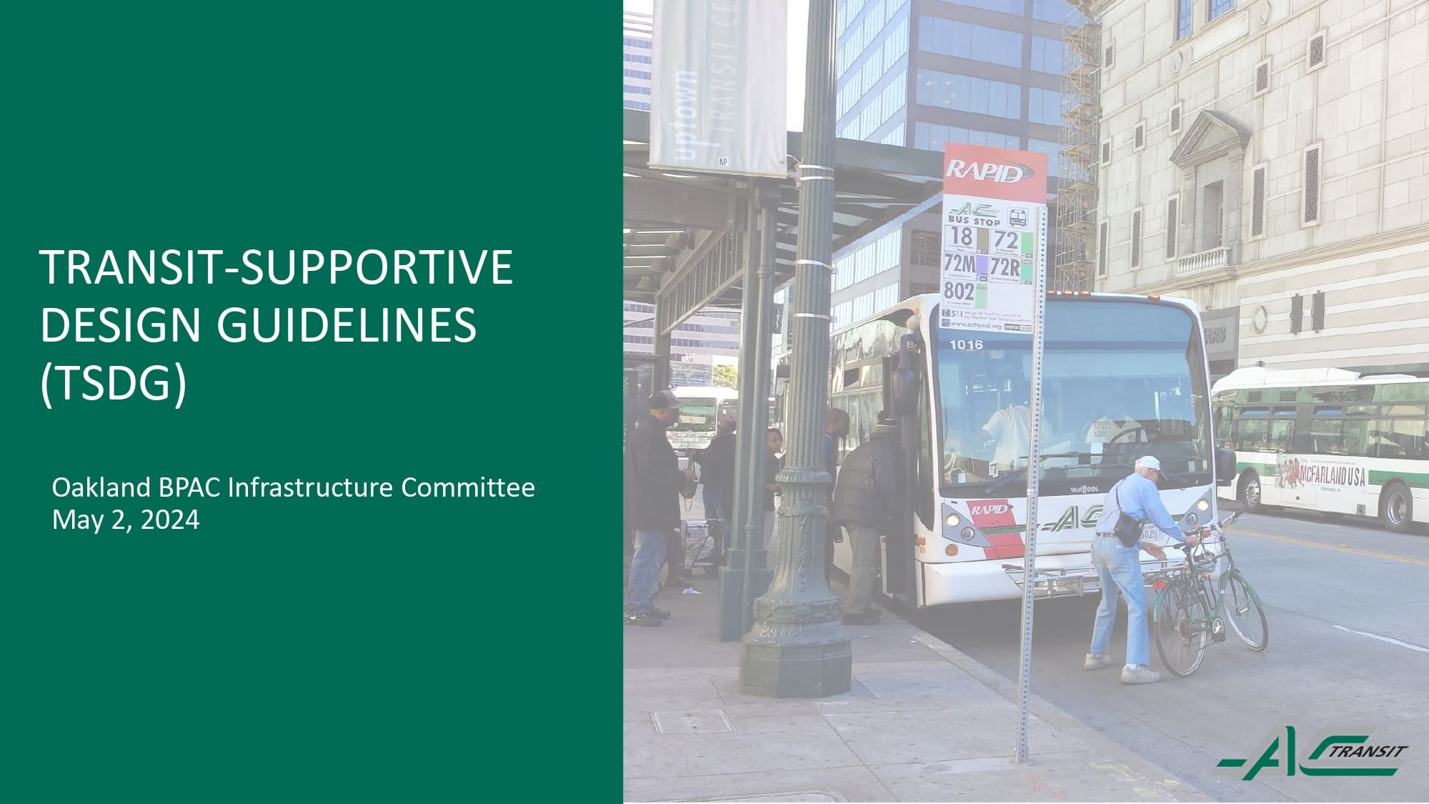 AC Transit Transit-Supportive Design Guidelines – Oakland BPAC Blog