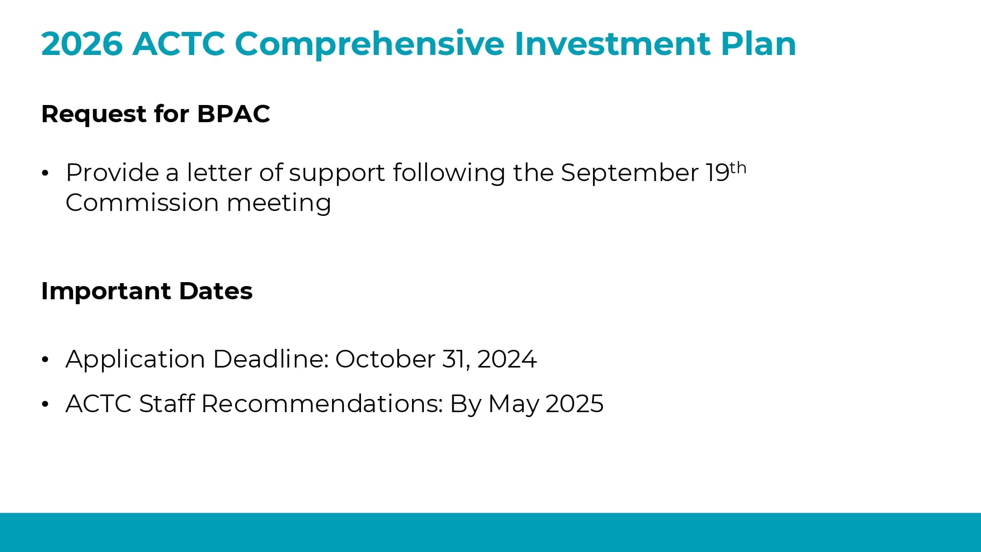 ACTC CIP Grant Applications – Oakland BPAC Blog