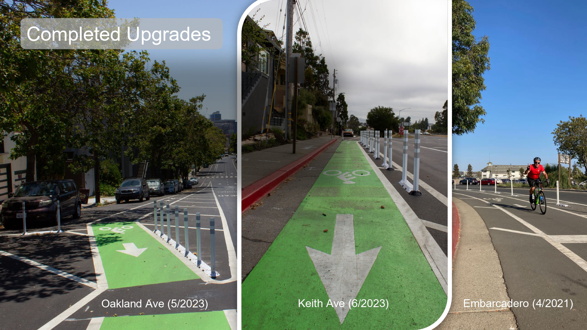 Curbside Bike Lane Separation Opportunities – Oakland BPAC Blog