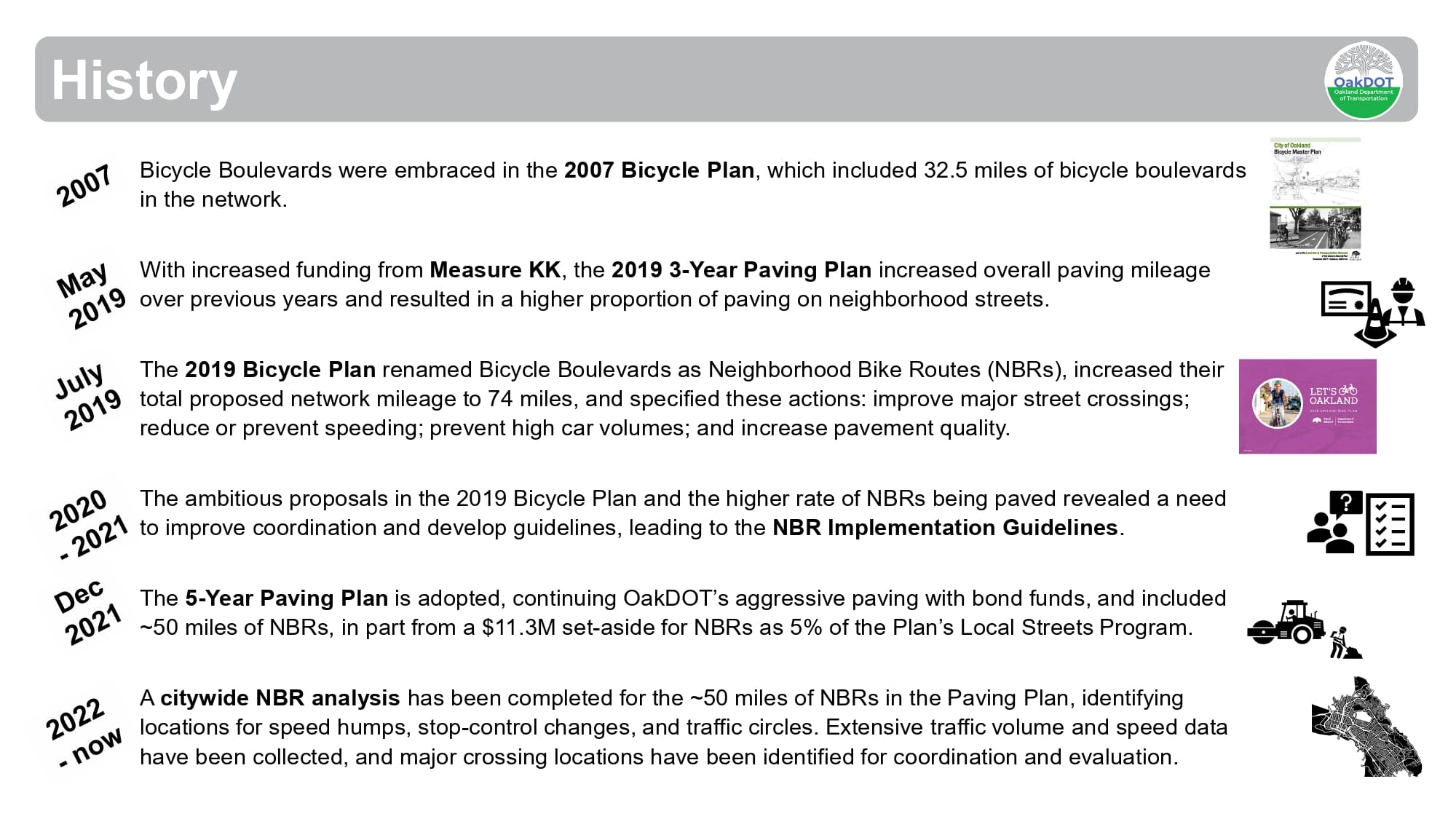 Neighborhood Bike Routes Paving Coordination Update – Oakland BPAC Blog